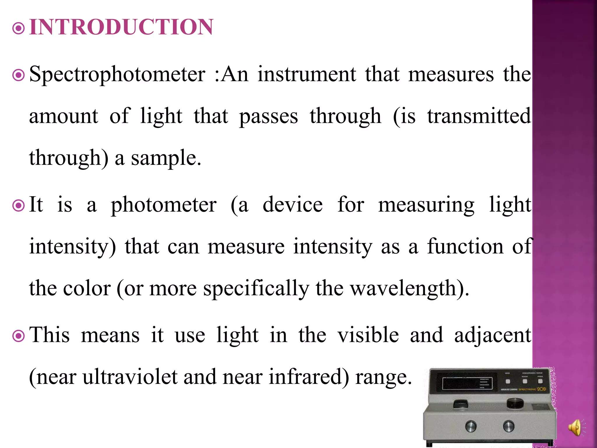 Spectrophotometer | PPT