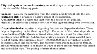 Spectrophotometer, Its types, principles and applications | PPTX
