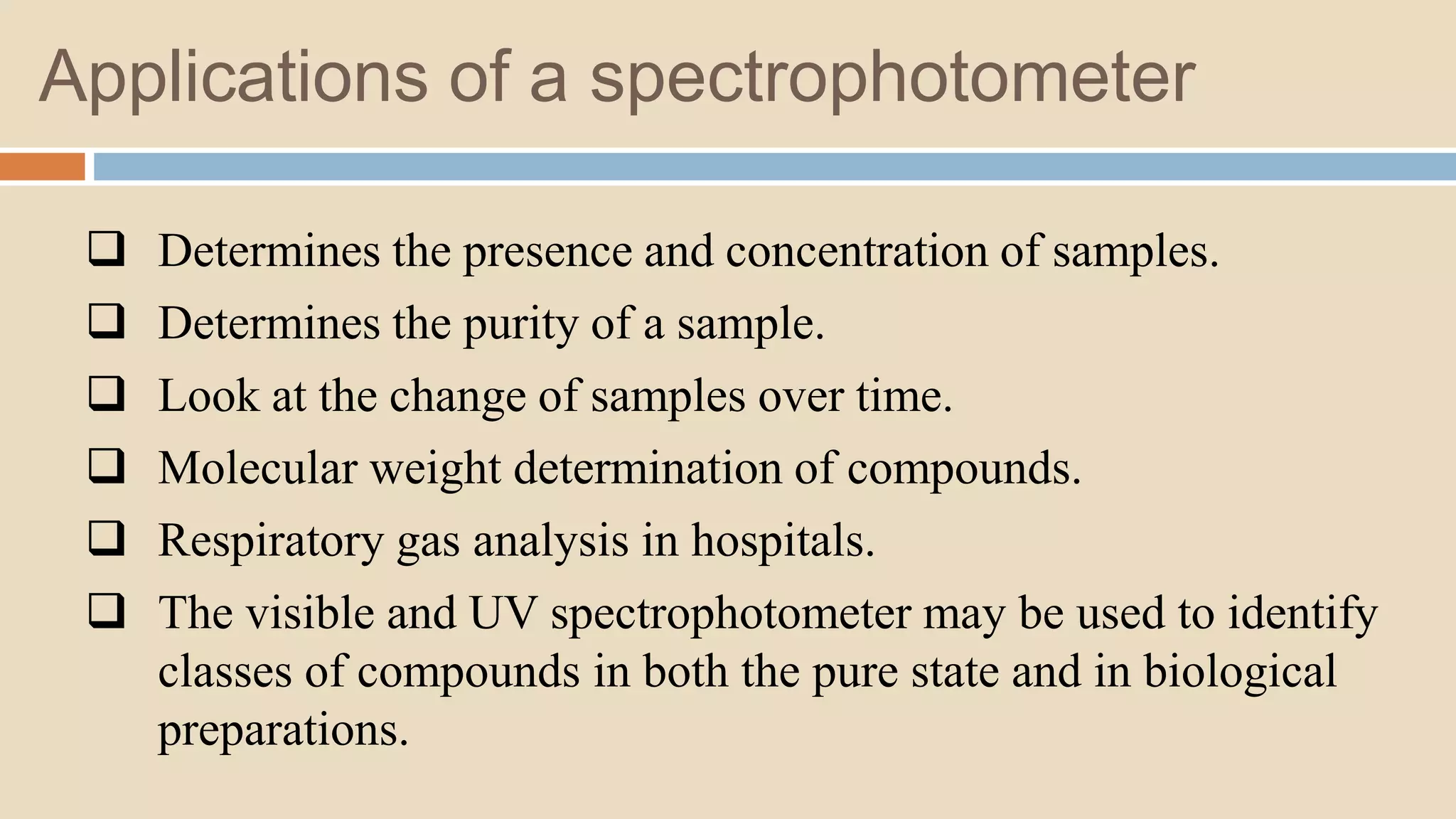 spectrophotometer | PPTX
