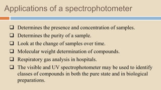 spectrophotometer | PPTX