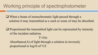 spectrophotometer | PPTX