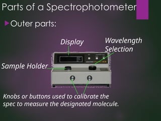 spectrophotometer lecture-1.ppt shheheheh | PPT
