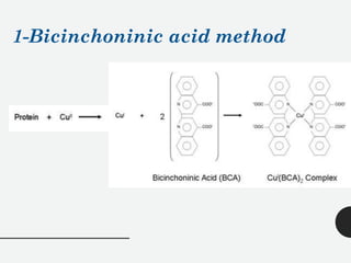 Spectrophotometric methods for determoination of Proteins | PDF