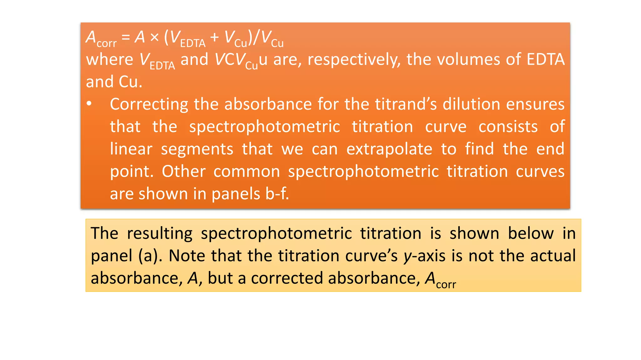Spectrophotometric titrations | PPTX