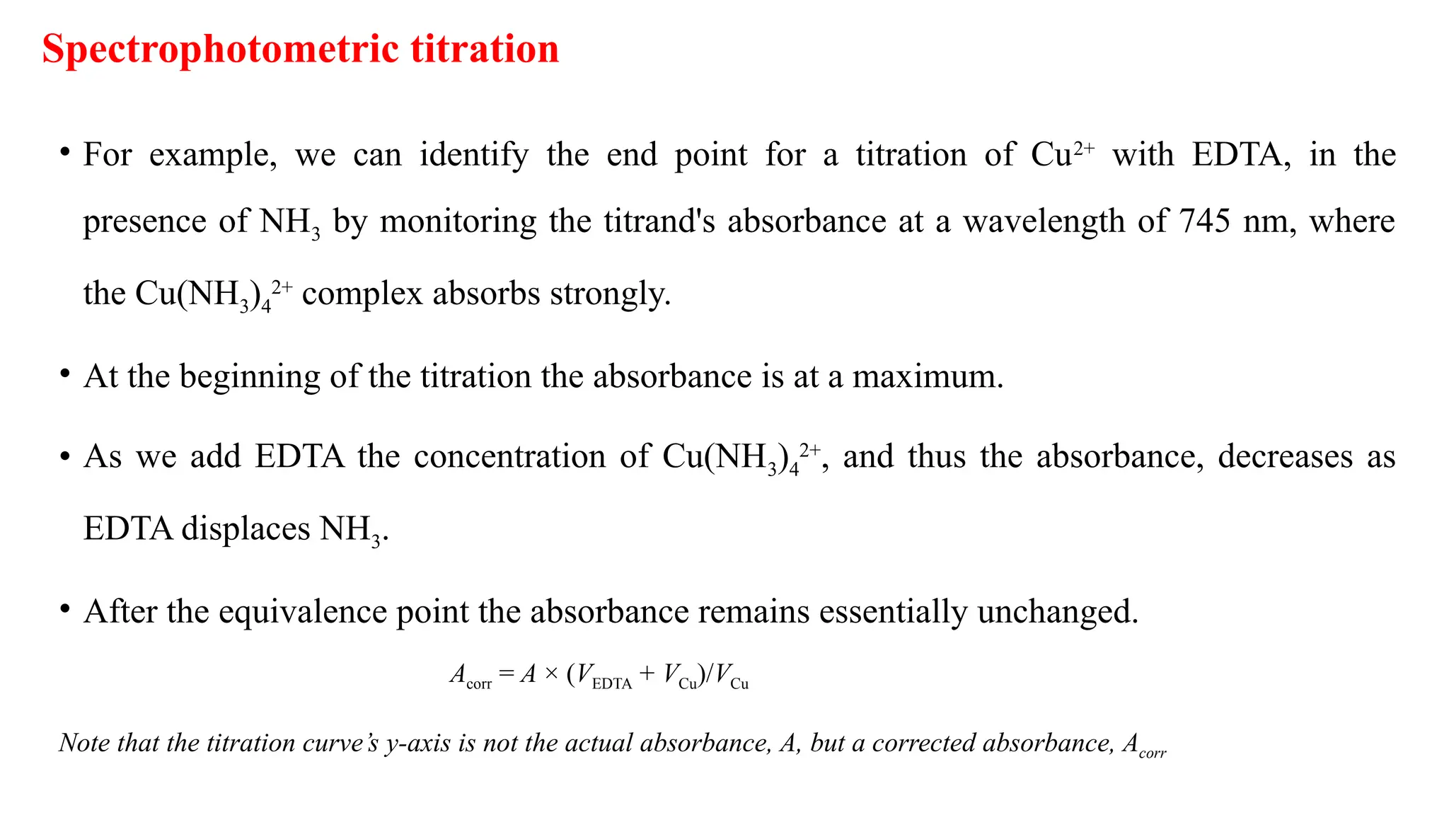 Spectrophotometric titrations_Multicomponent Analysis.pptx | Chemistry ...
