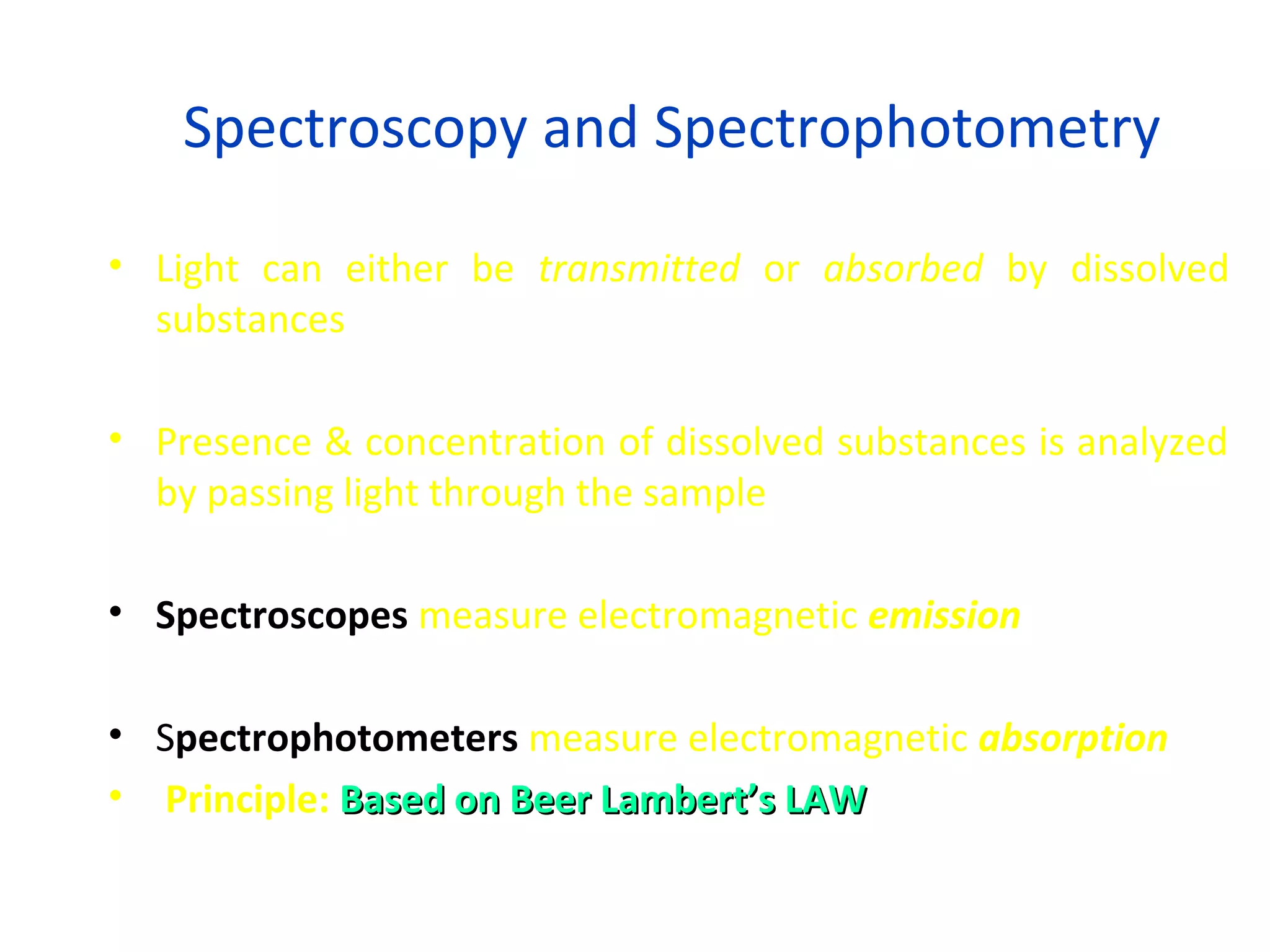 Spectrophotometry | PPT