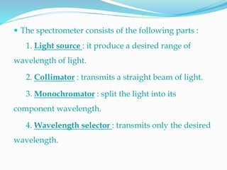 Spectrophotometer Parts
