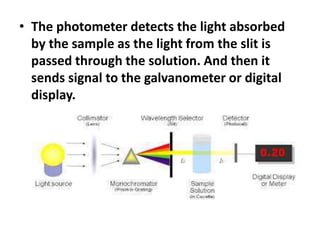 Spectrophotometry | PPTX
