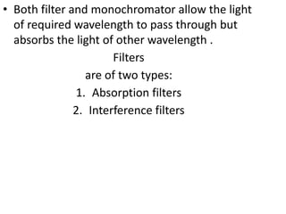 Spectrophotometry | PPTX