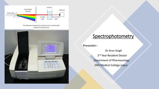 Spectrophotometry | PPTX