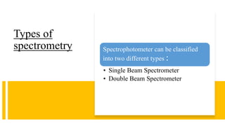 Spectrophotometry | PPTX