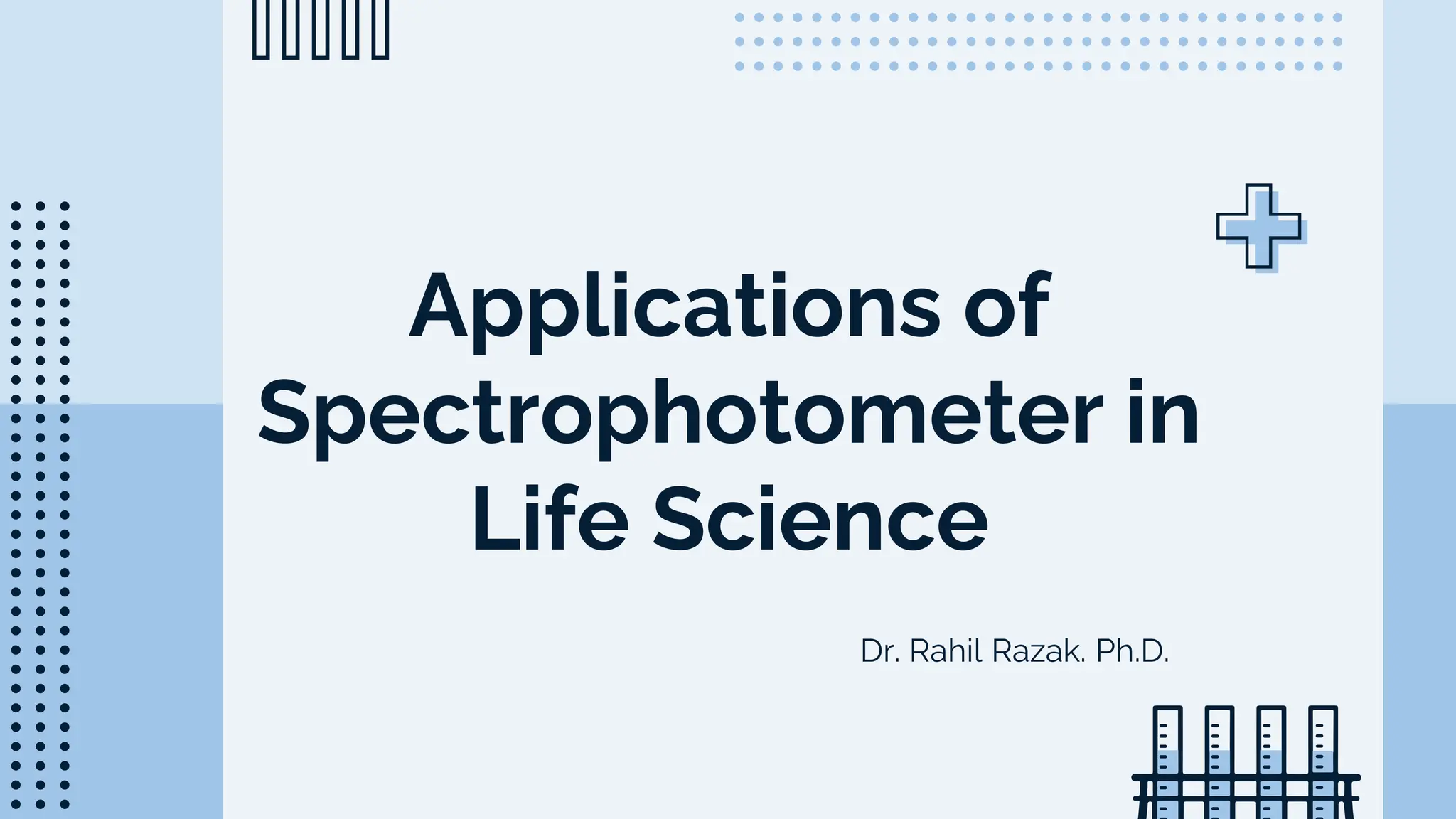 Spectrophotometry in life science.pptx