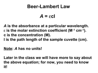 Spectrophotometry Lecture | PPT