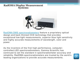Spectroradiometer | PPTX