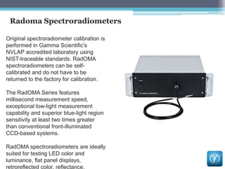 Spectroradiometer | PPTX
