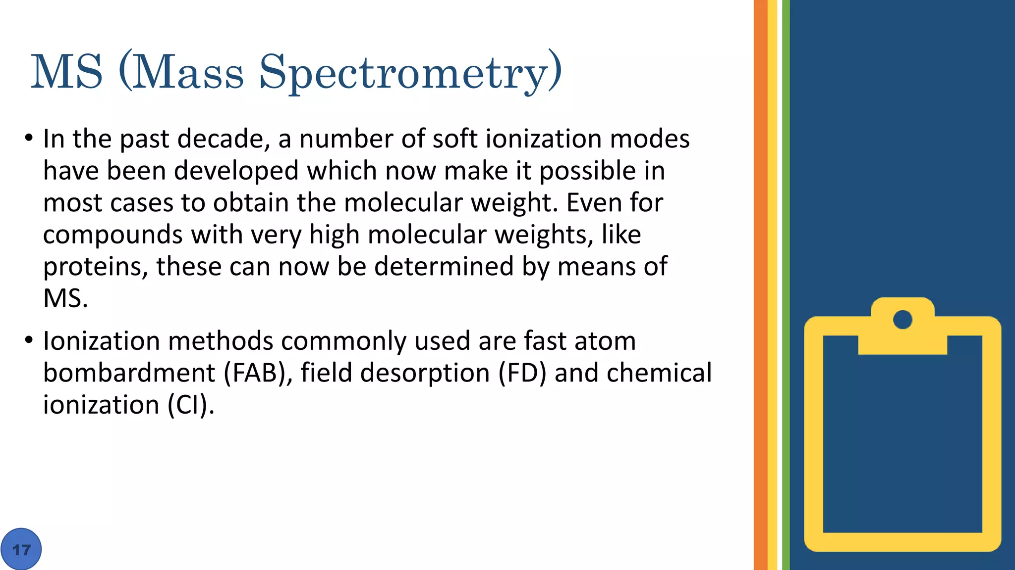 Spectroscopic and chemical techniques for structure elucidation of ...