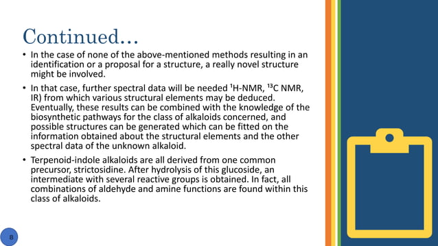 Spectroscopic and chemical techniques for structure elucidation of ...