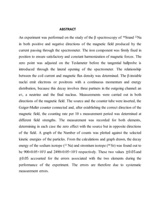Spectroscopy | DOCX