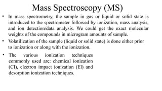 Spectroscopy in brief explaing the types for 5th sem b.pharm.pptx