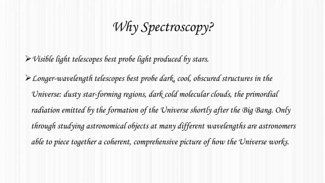 Spectroscopy | PPT