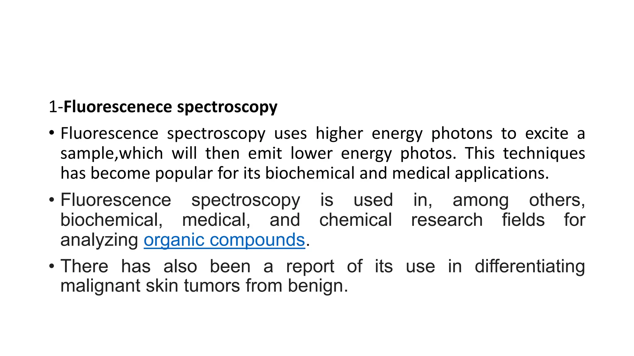 Spectroscopy techniques, it's principle, types and applications | PPTX