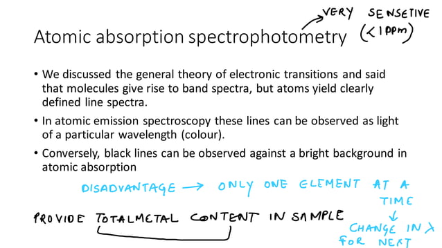 spectroscopy, Atomic absorption & Atomic emission | PPT