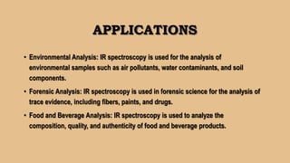 IR SPECTROSCOPY working& application.ppt