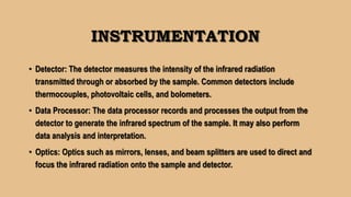 IR SPECTROSCOPY working& application.ppt