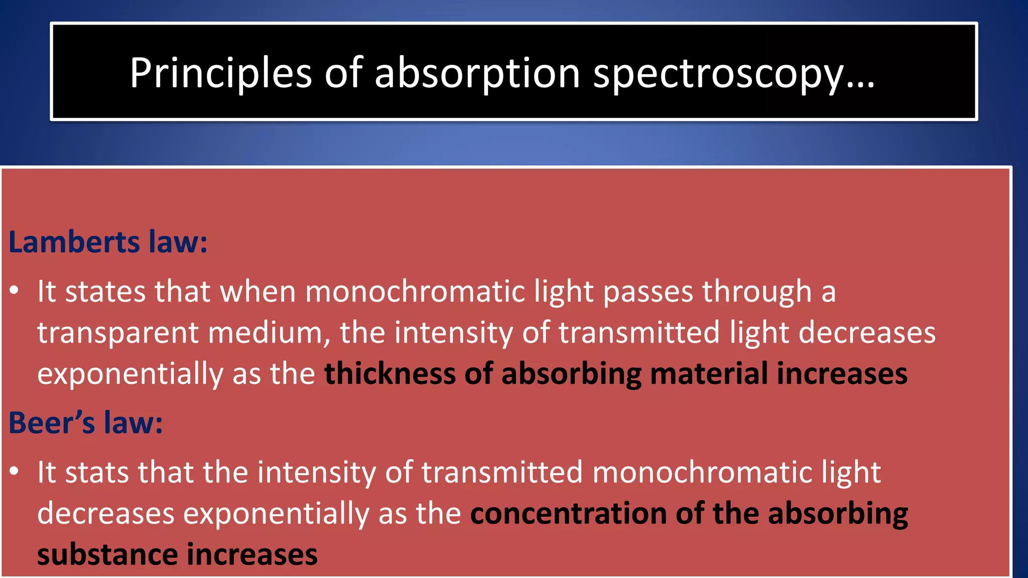 Spectroscopy | PPTX | Chemistry | Science