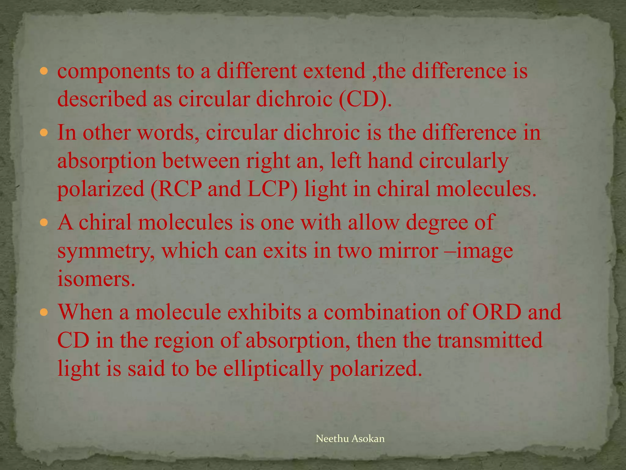 Spectroscopy principles and applications | PPTX