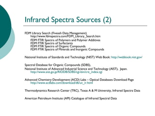 Spectroscopy Sources 6 1 07 | PPT | Chemistry | Science