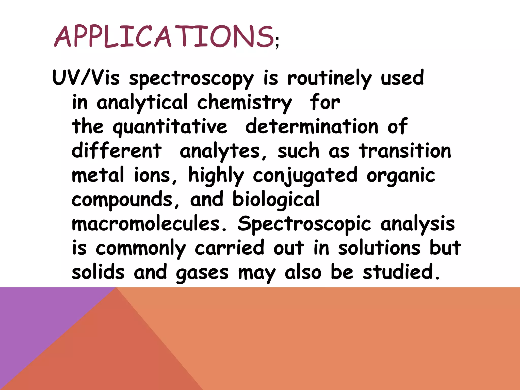 Spectroscopy | PPTX