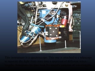 Spectroscopy and doppler shift | PPT