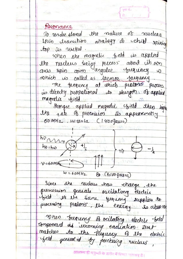 Spectroscopy notes | PDF