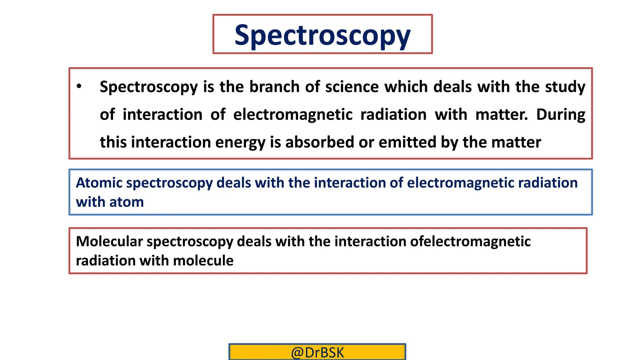Spectroscopy Part-1.pptx | Chemistry | Science