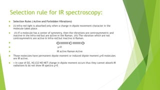 Spectroscpoic techniques | PPTX | Physics | Science