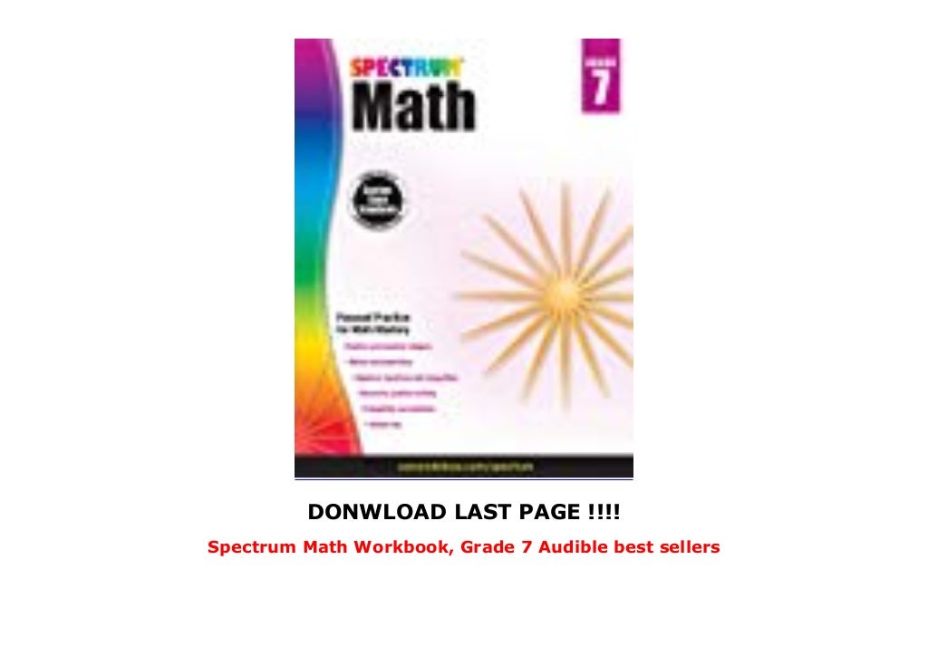 Spectrum Math Workbook Grade 7 Audible Best Sellers spectrum-math-workbook-grade-7-audible-best-sellers