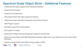 Spectrum Scale - Cognitive | PPTX | Data Storage and Warehousing | Computing