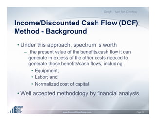Introductory Framework for Spectrum Valuation | PDF