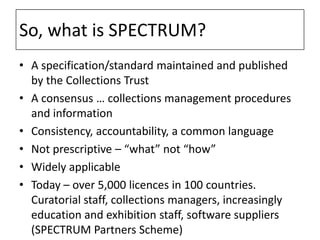 SPECTRUM Roadmap by Alex Dawson | PPTX