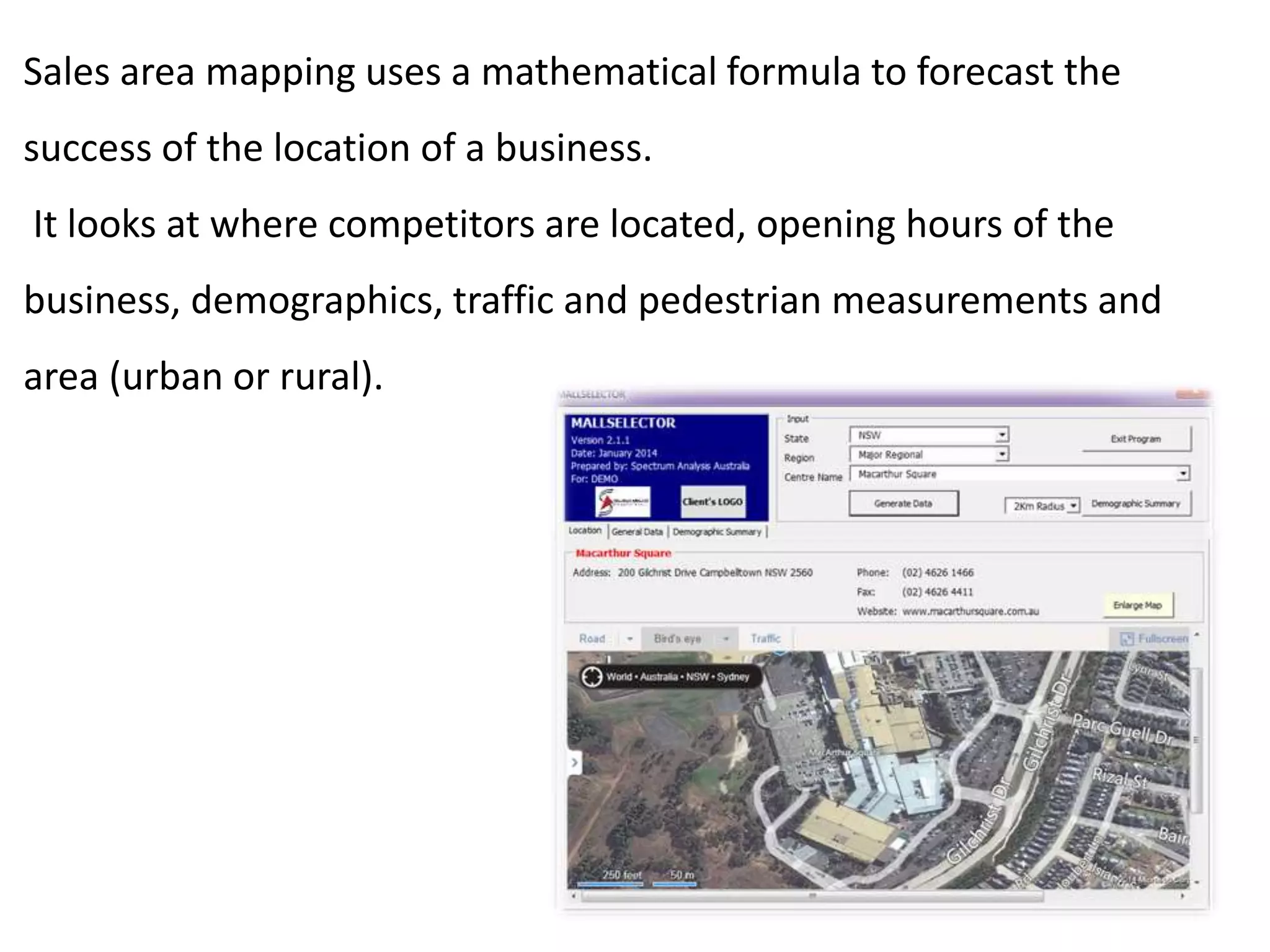 Sales Area Mapping | PPTX