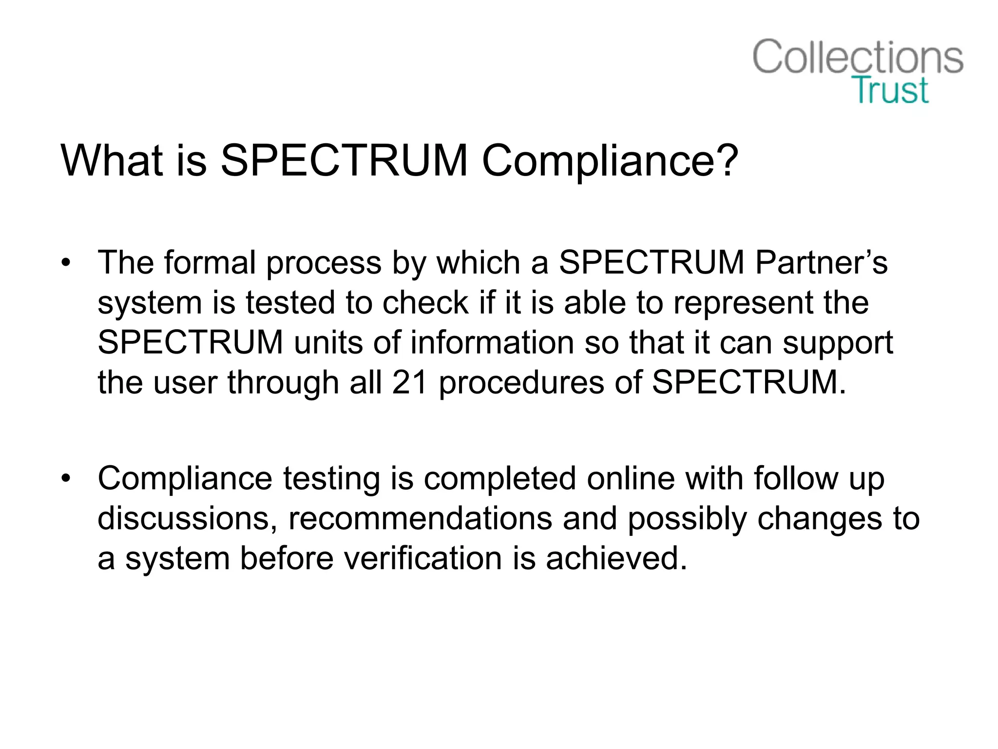Spectrum compliance 2014 | PPTX