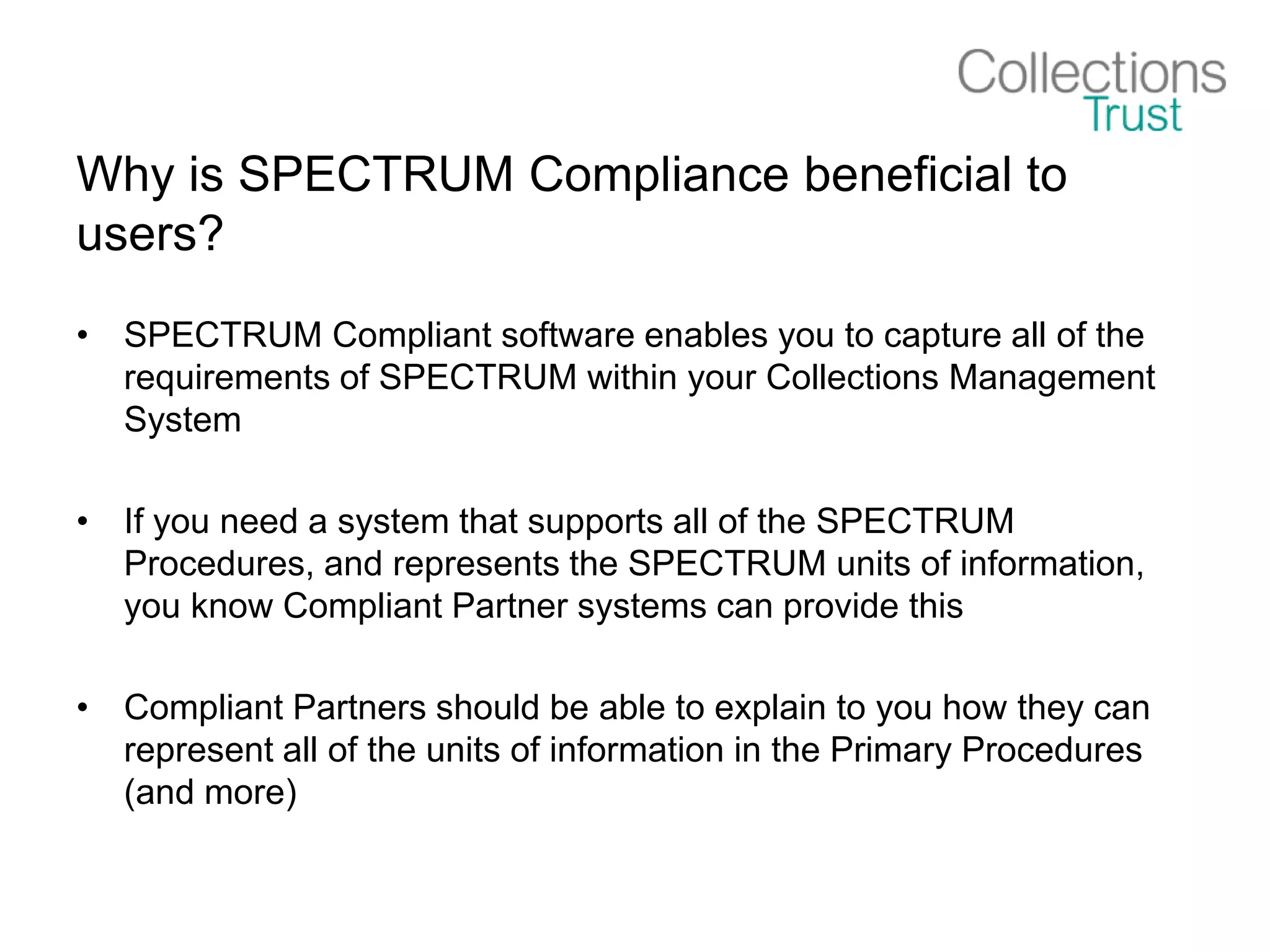 Spectrum compliance 2014 | PPTX