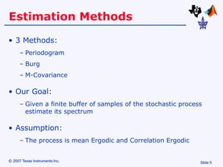 SpectrumEstimation.ppt