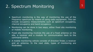 Spectrum monitoring | PPTX