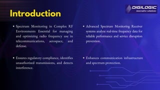Spectrum Monitoring Receiver from Digilogic Systems | PPT