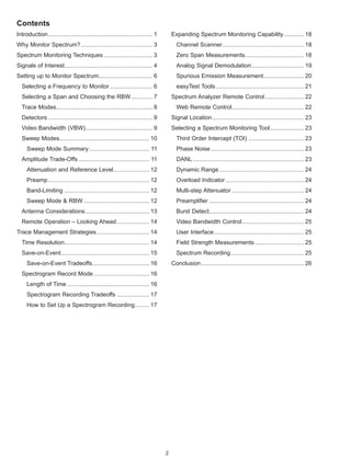 Spectrum monitoring techniques | PDF