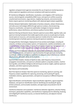 Spectrum Monitor Software Market. Size, Share, Trendspdf | PDF