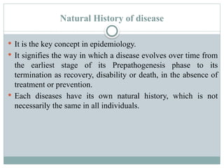 Spectrum,natural history disease causation.pptx