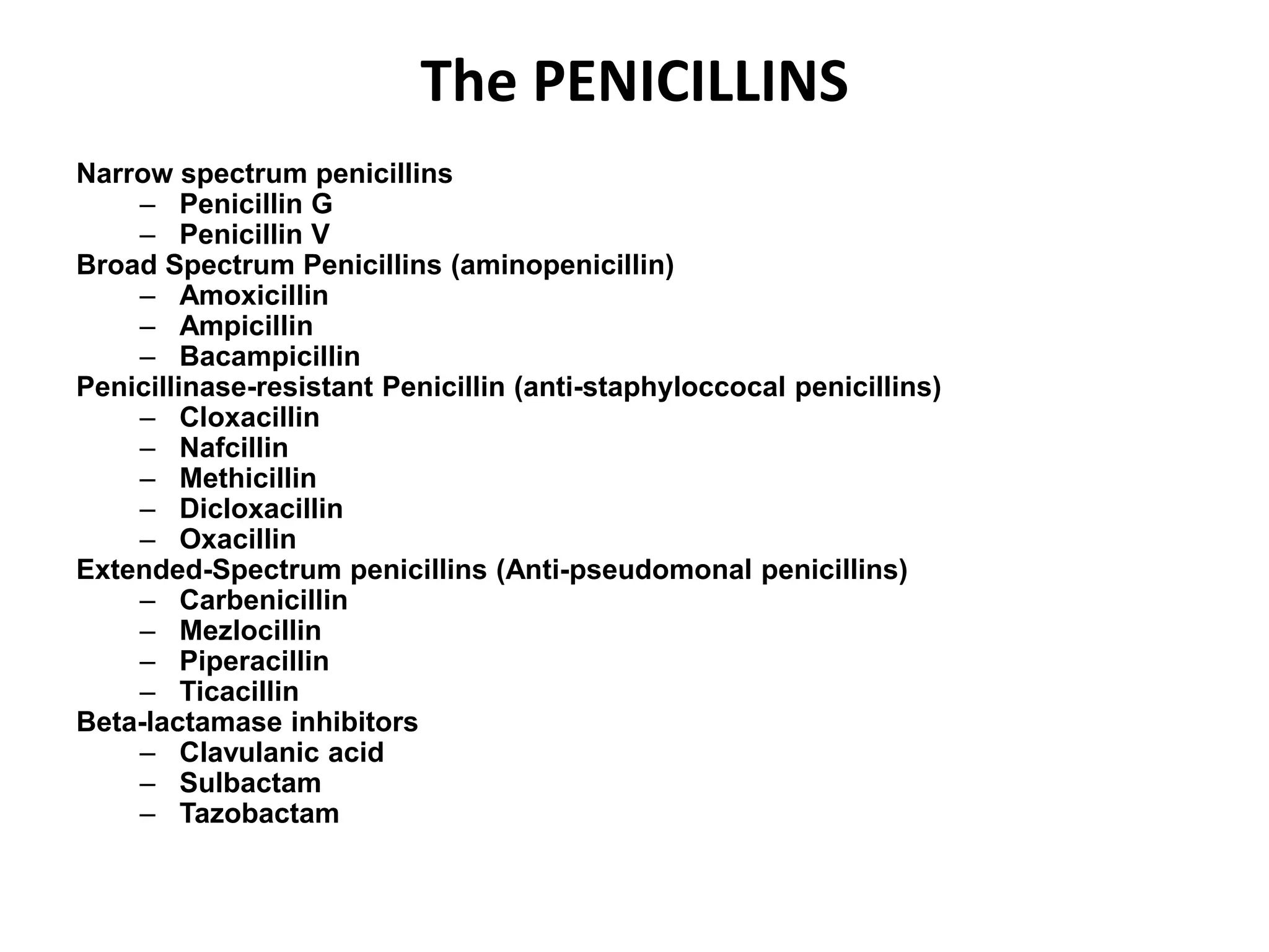 Spectrum of commonly used antibiotics | PPTX